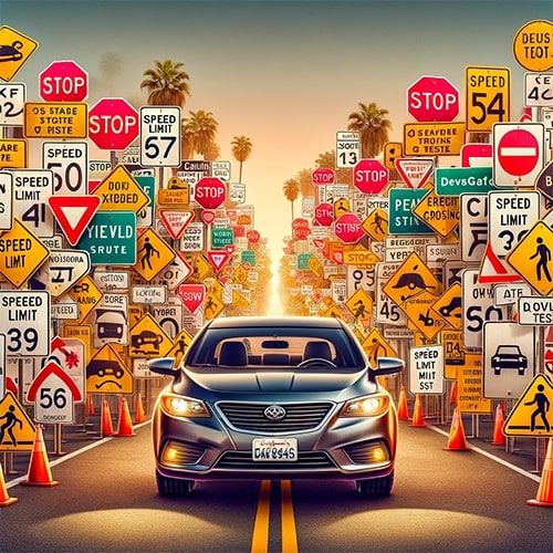 California DMV Signs Test (CA) 2024 | # 2