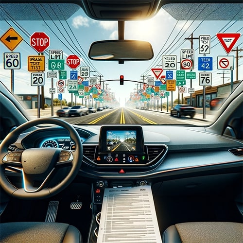 California DMV Signs Test (CA) 2024 | # 4