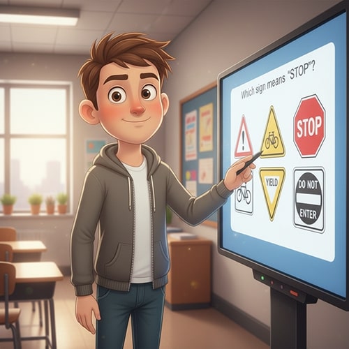 California Permit Test Road Signs (CA) 2024